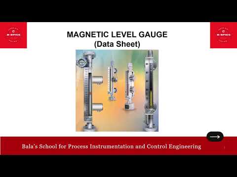 MAGNETIC LEVEL GAUGE DATA SHEET - YouTube