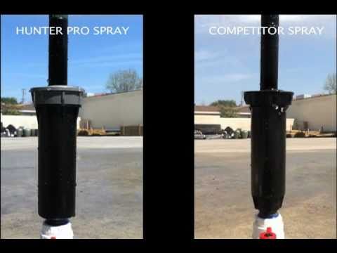 Hunter Pro-Spray vs. The competition leak test - YouTube