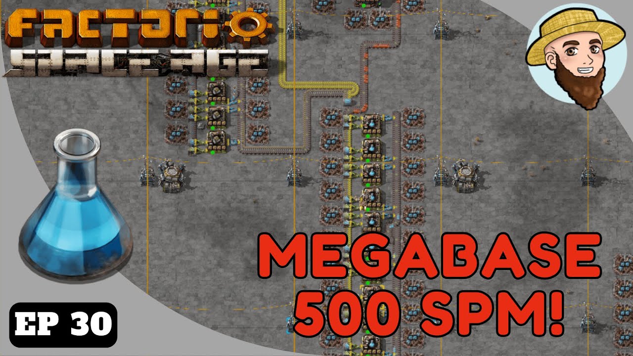 Factorio - Space Age to MEGABASE I 500 spm! I Blue Science - Part 30 ...