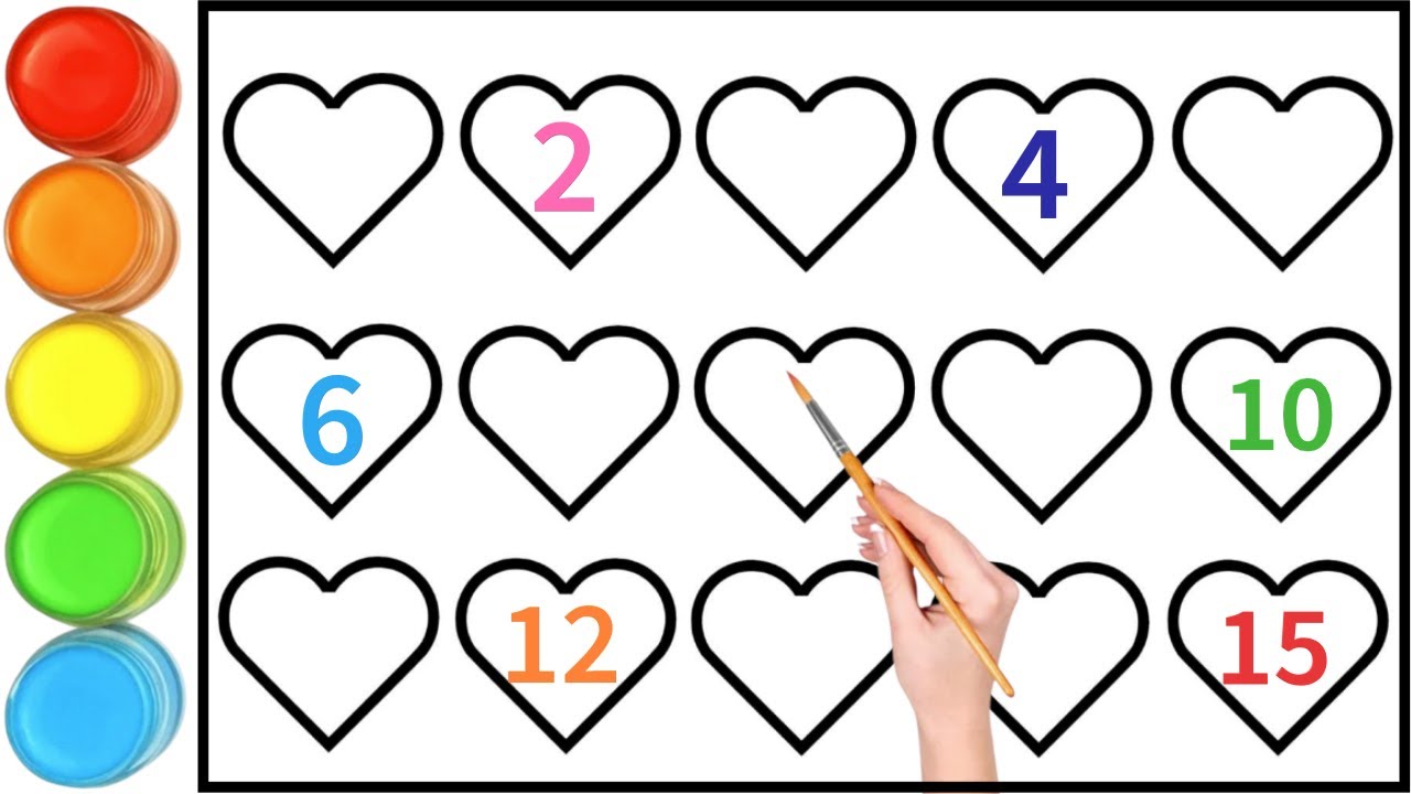 learn counting 1 to 15, numbers 123, 123 counting for kids, 1 to 15 ...
