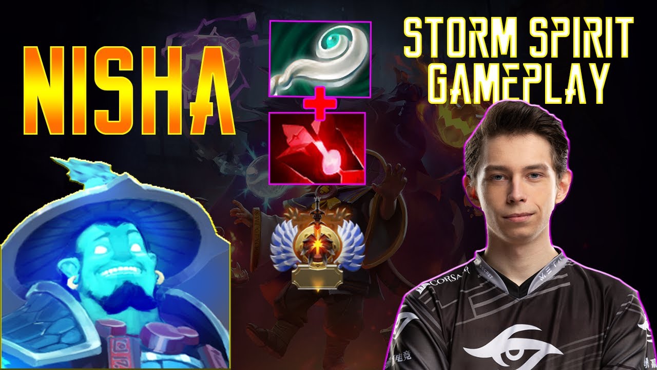 Secret.Nisha STORM SPIRIT vs VP Gameplay! [Game 1] |AMD SAPPHIRE OGA ...