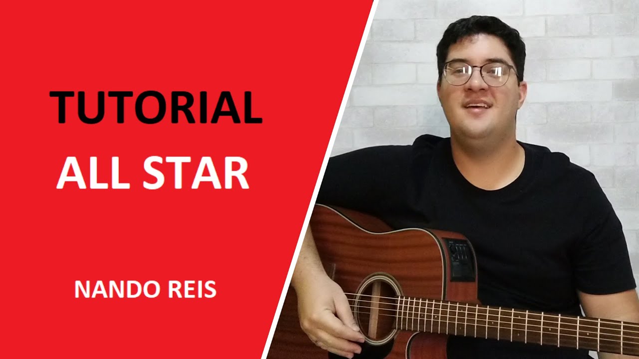 ALL STAR (Nando Reis) - TUTORIAL - YouTube