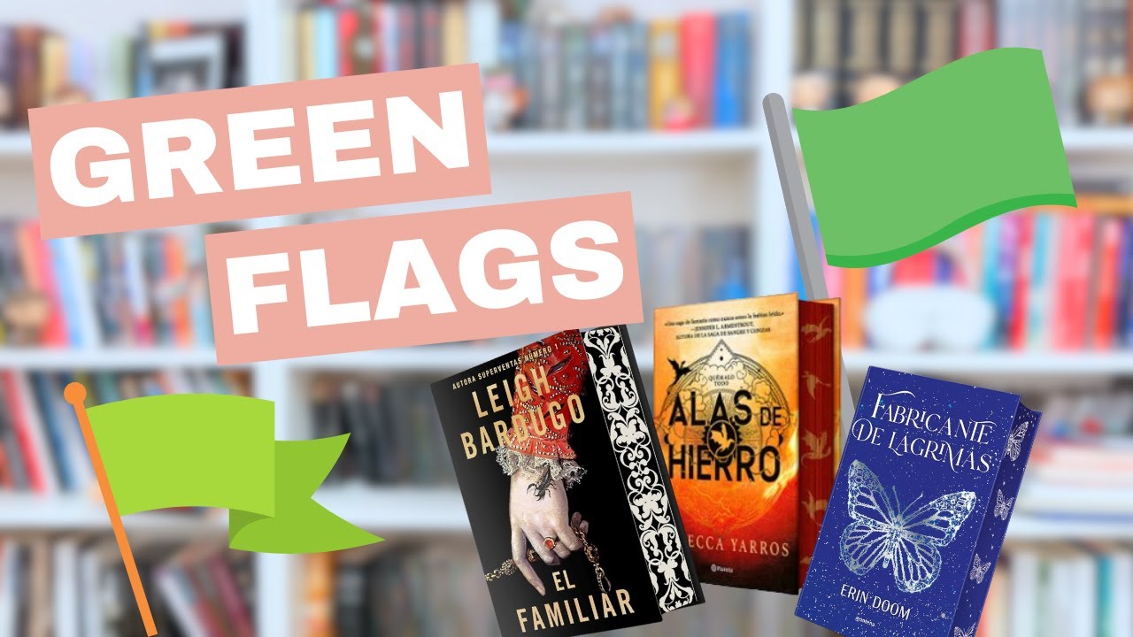 BOOKTAG | Green flags en mis libros - YouTube