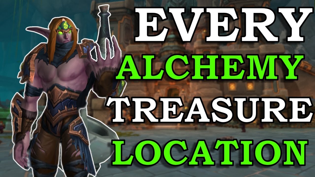 Every Alchemy Profession Treasure in The War Within Zones - YouTube