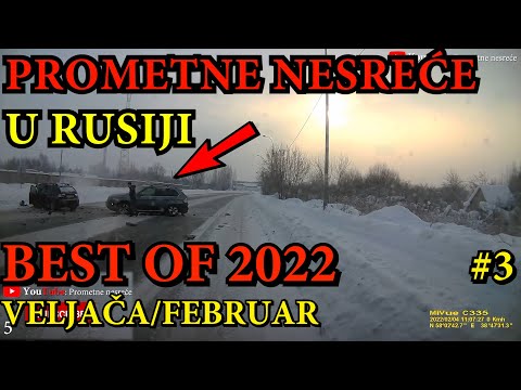 Prometne / Saobraćajne Nesreće u RUSIJI 2022 #3 | Veljača/Februar PART 1 BEST OF