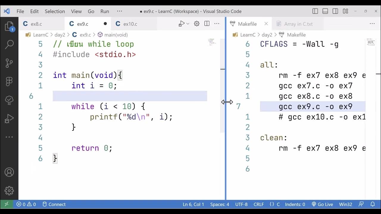 Learnc Day2 Part3 While Loop Increment Decrement Youtube
