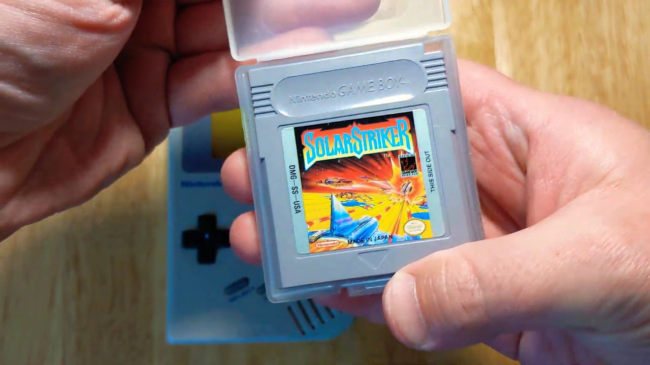SOLAR STRIKER - 1989 : Nintendo Gameboy Gameplay - YouTube