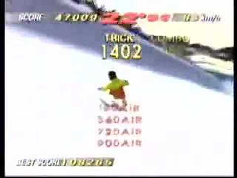 1080 Snowboarding N64 Record Half Pipe High Score - YouTube