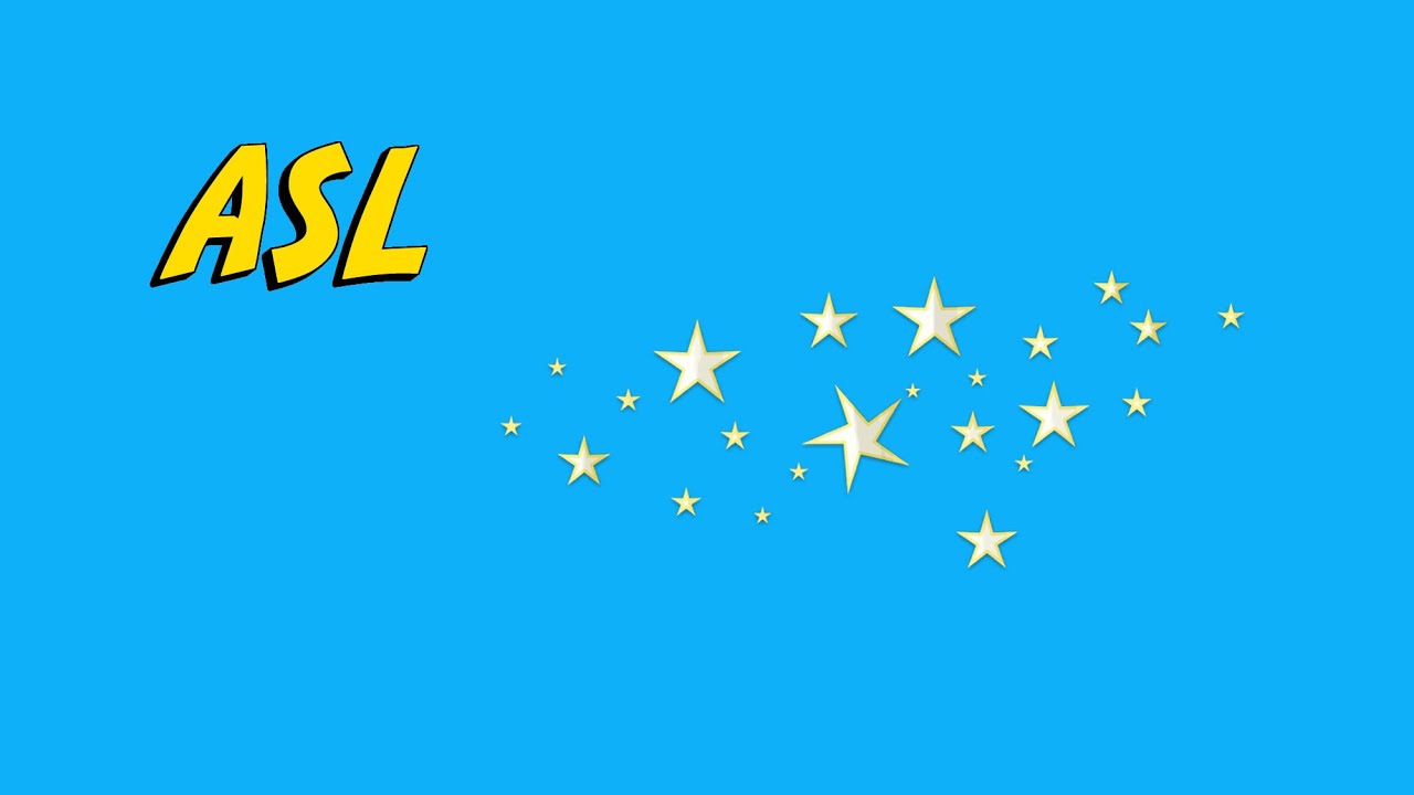 ASL: How to sign STARS - YouTube