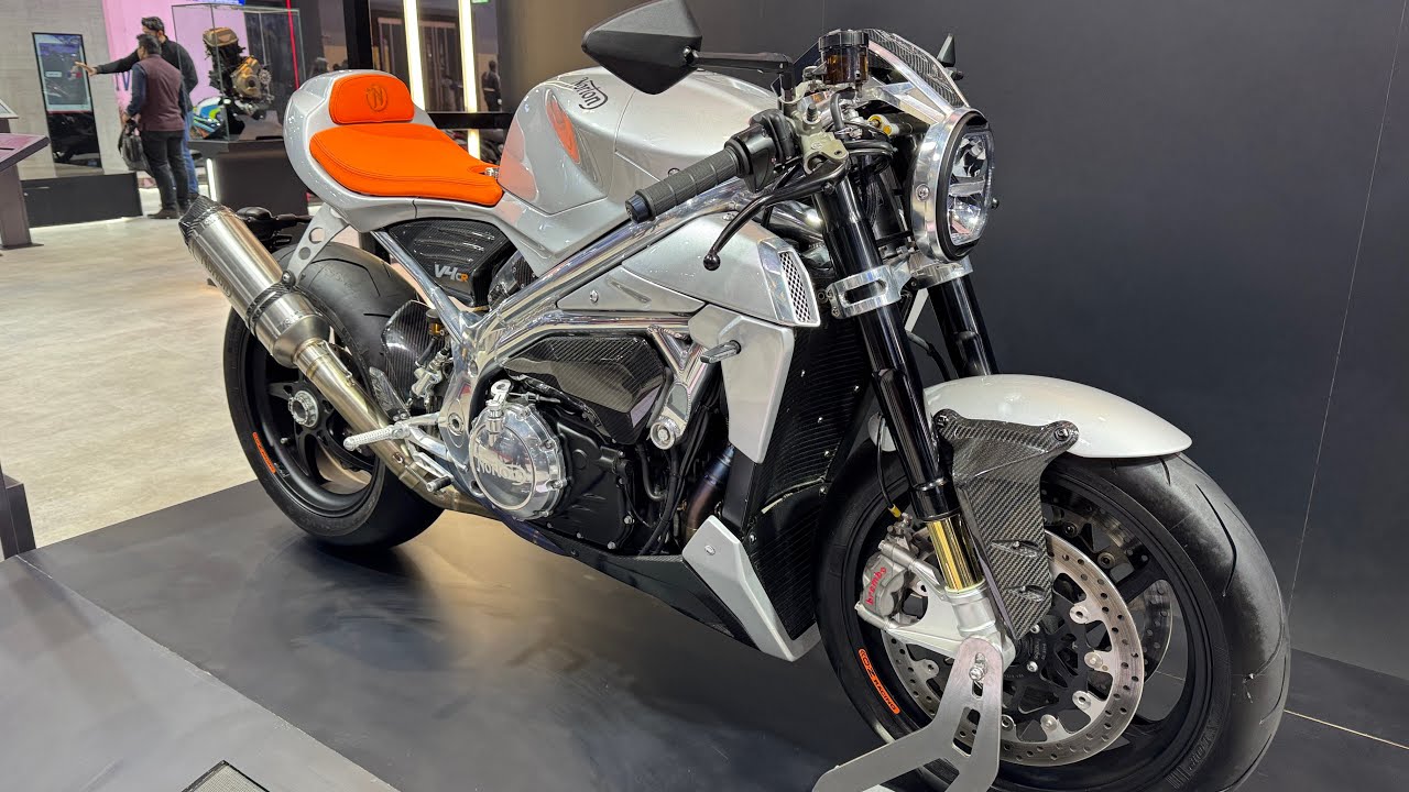 Norton V4 CR | INR 44 lakh Exclusivity | Bharat Mobility Expo 2025 ...