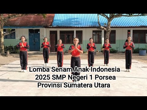 Lomba Senam Anak Indonesia 2025 | SMP Negeri 1 Porsea Provinsi Sumatera ...