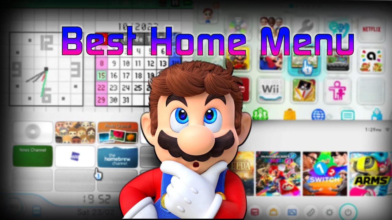 Ranking Every Nintendo Console Home Menu - YouTube