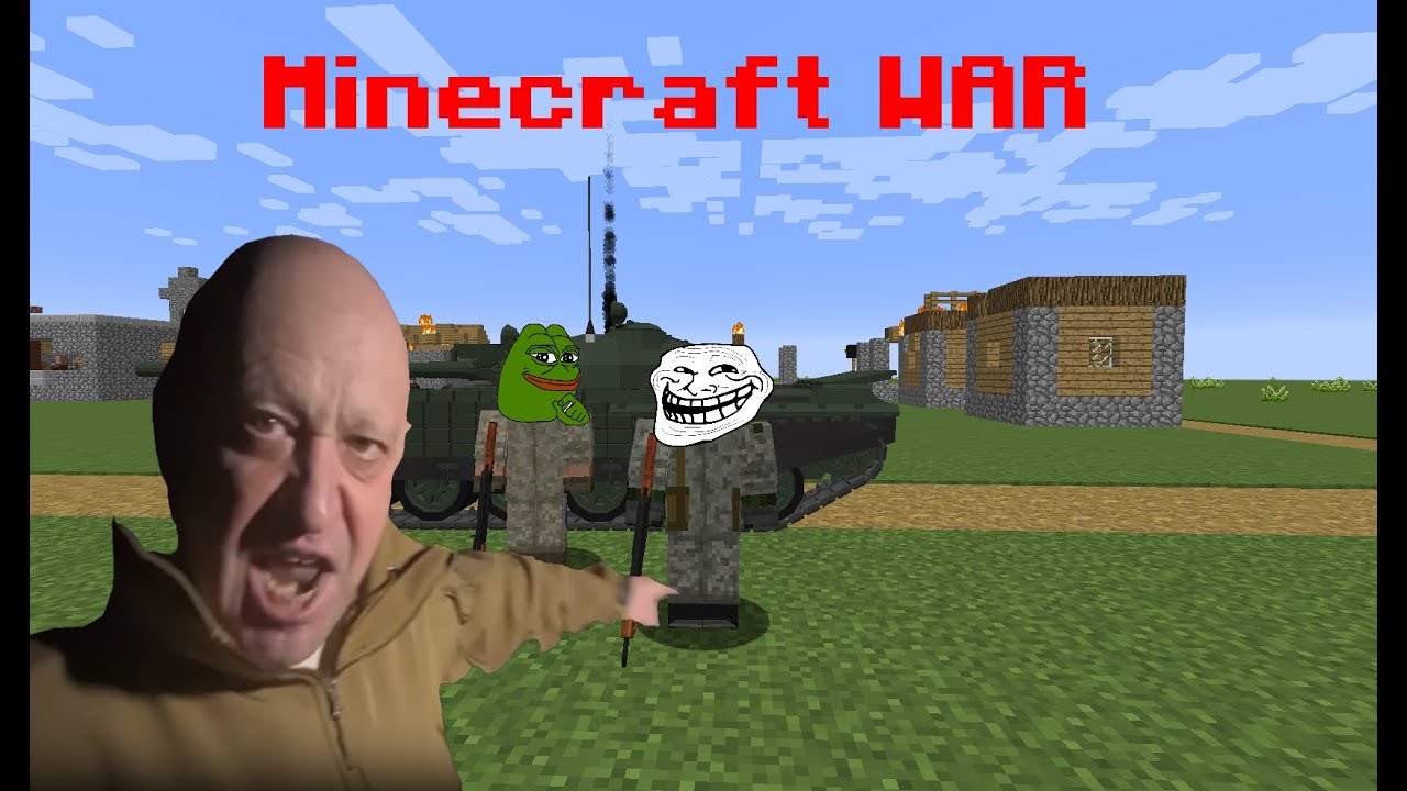 Minecraft Modded War Azov Trolling - YouTube