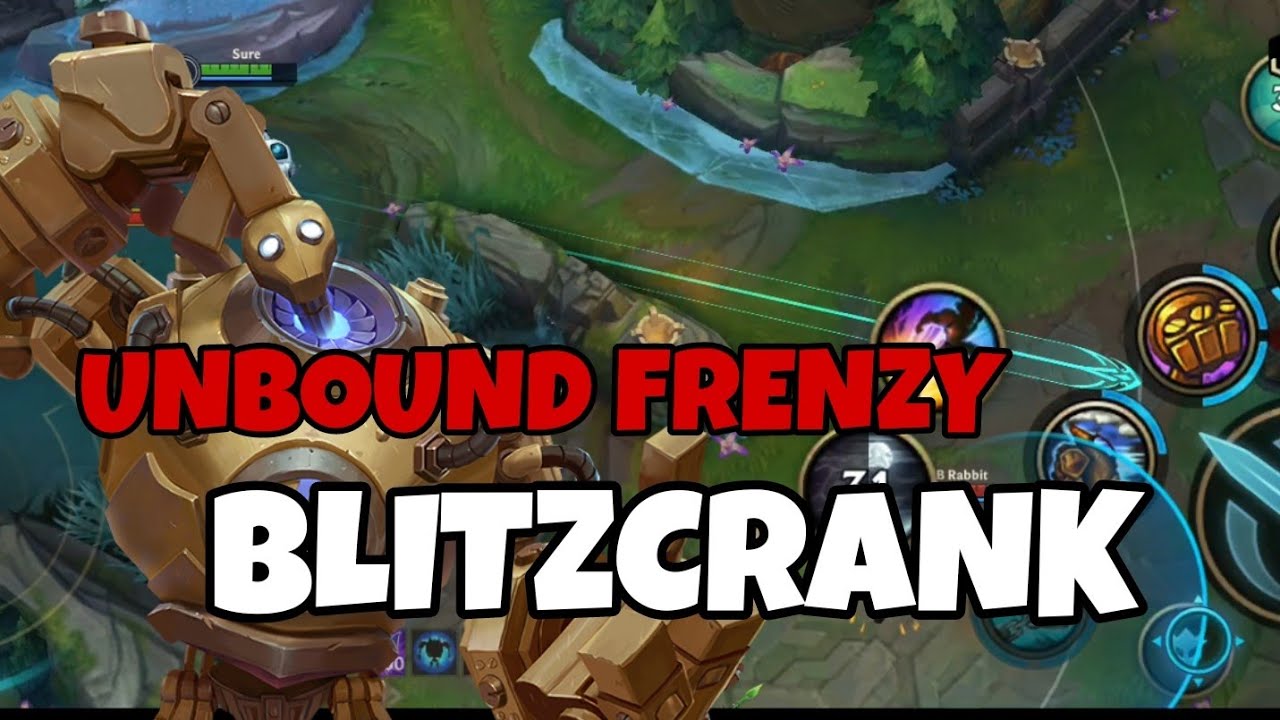 WILDRIFT: UNBOUND FRENZY BLITZCRANK IS TOOO FUN LMAO - YouTube