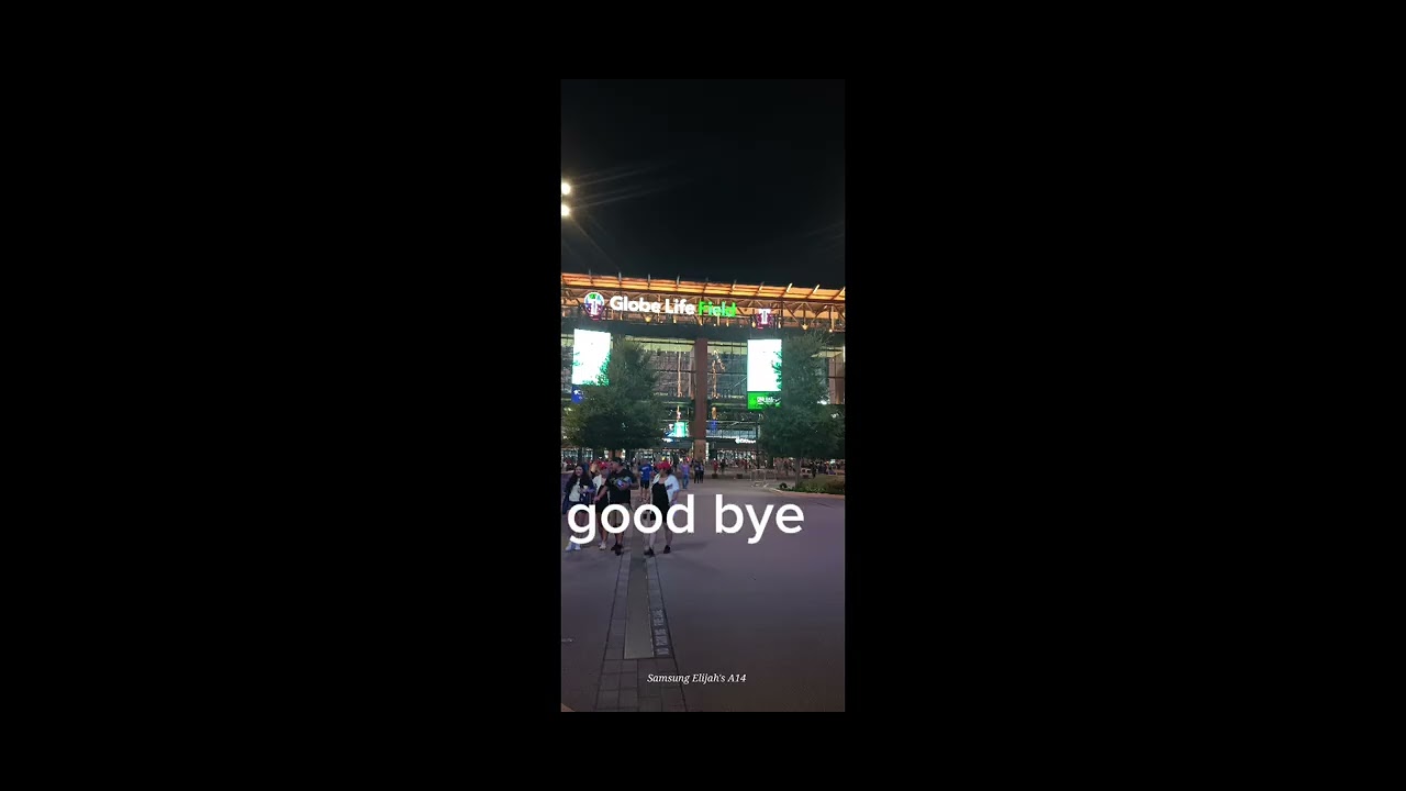 goodbye baseball goodbye #texasrangersbaseball - YouTube