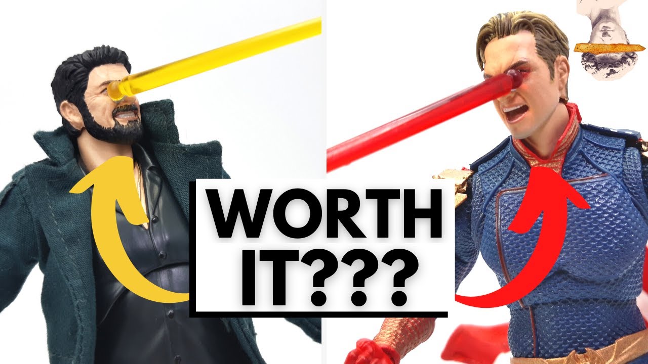 Mafex The Boys Homelander & William "Billy" Butcher Review - YouTube