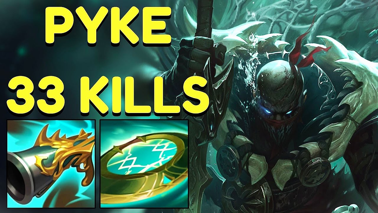 *33 KILLS* PYKE ONE-SHOT BUILD ARAM [14.23] - YouTube