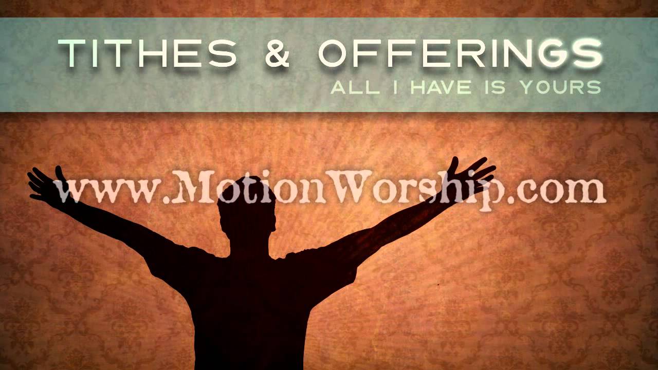 Tithes and Offerings Worship Hands Background Loop HD - YouTube
