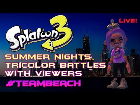 Let's Endure This Chaos at the Beach! Splatoon 3 Summer Nights Tricolor ...