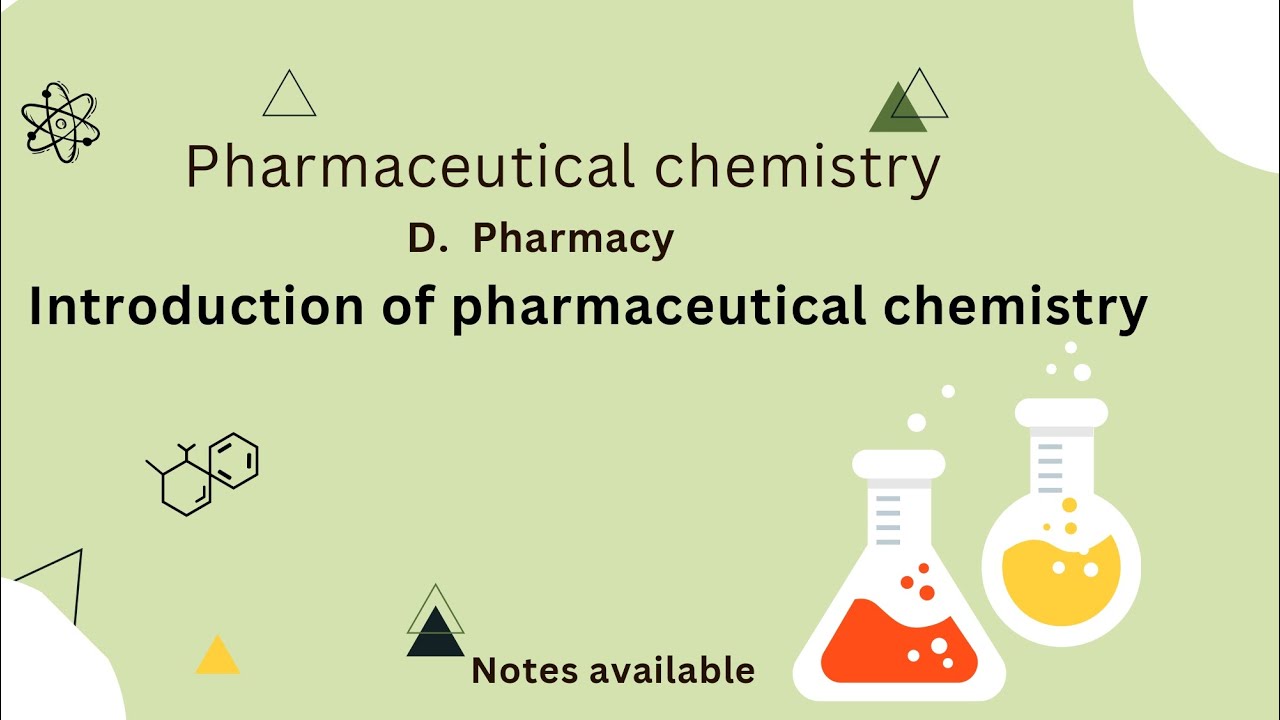 Introduction to pharmaceutical chemistry | D Pharm first year - YouTube