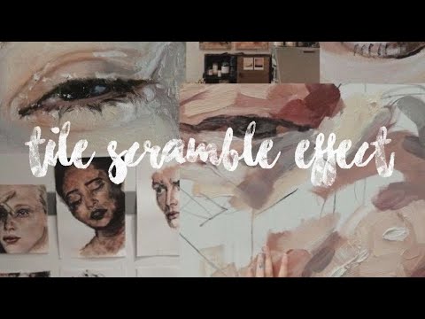 tile scramble effect || svp - YouTube