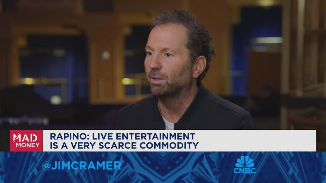 Live Nation CEO: Live entertainment is a very scarce commodity - YouTube