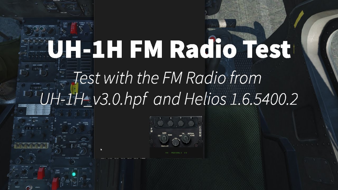 UH-1H FM Radio Test - YouTube