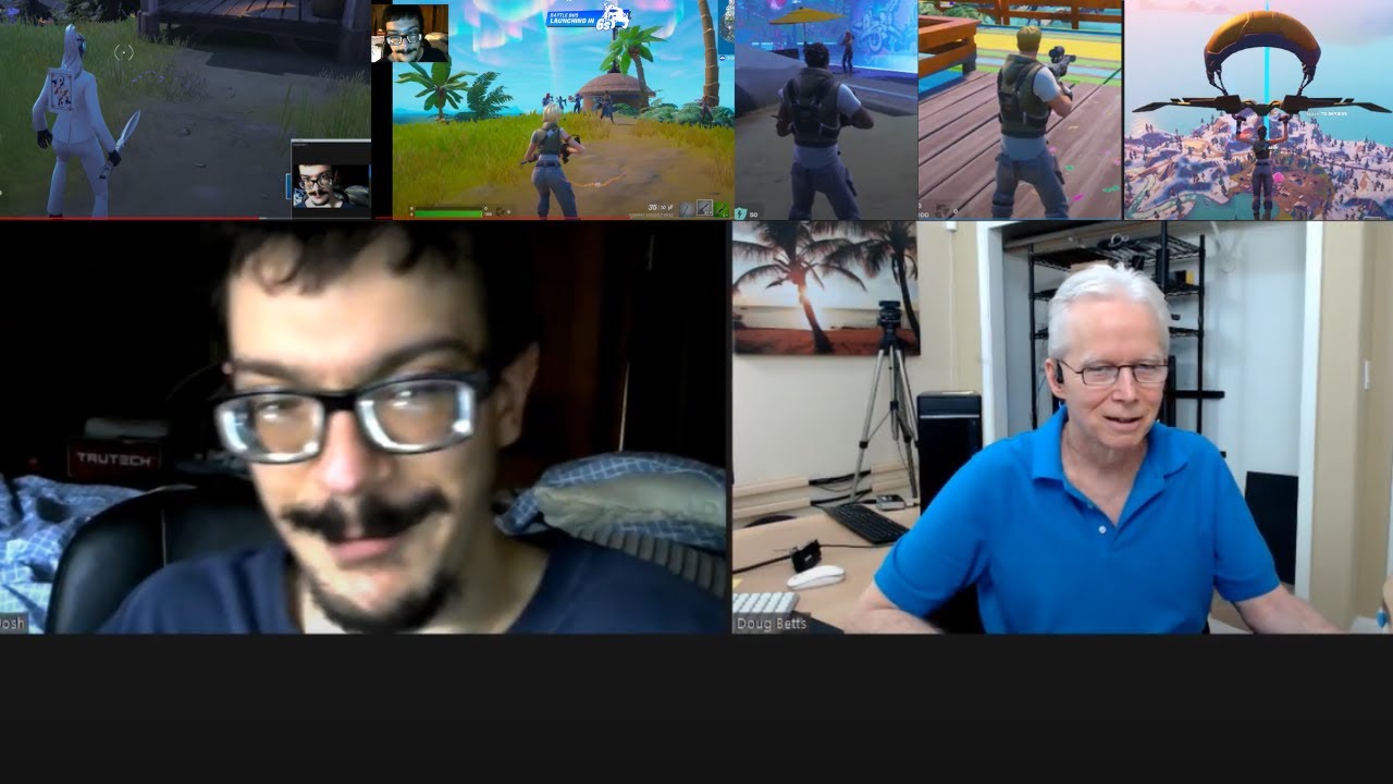 Coaching Fortnite Beginner - Josh #4 Shooting Opponents - YouTube