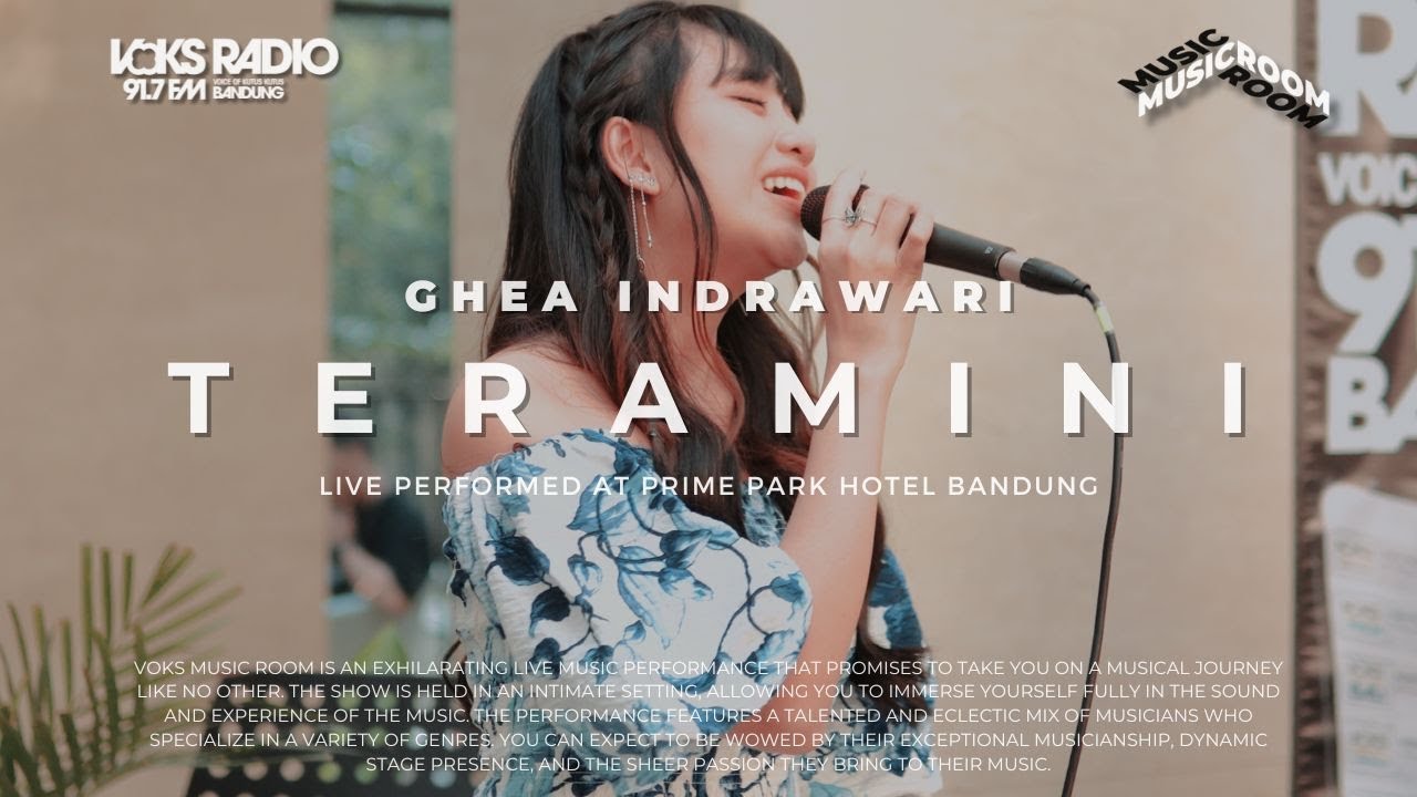 Ghea Indrawari - Teramini | Live at Voks Music Room - YouTube