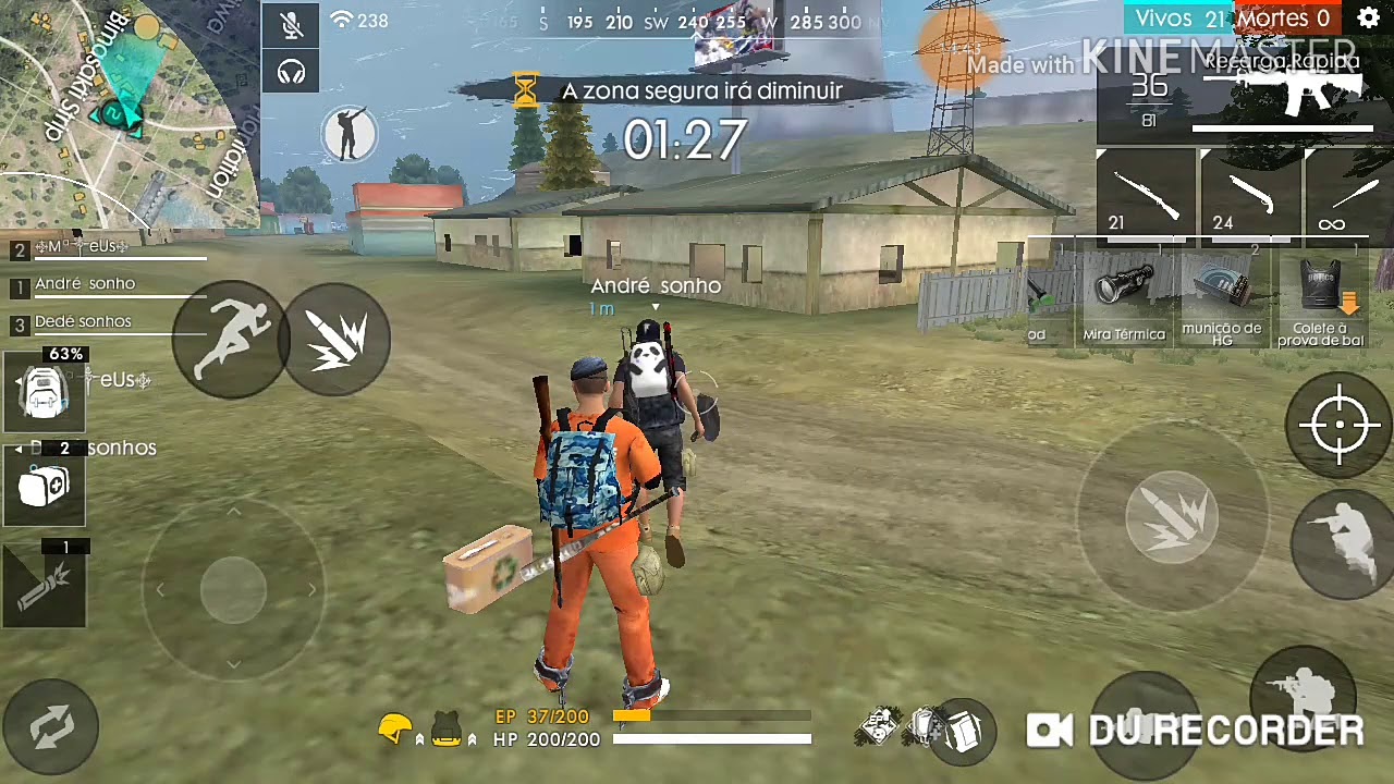 PRIMEIRA PARTIDA DA NOVA ATUALIZAÇÃO DO FREFIRE - YouTube