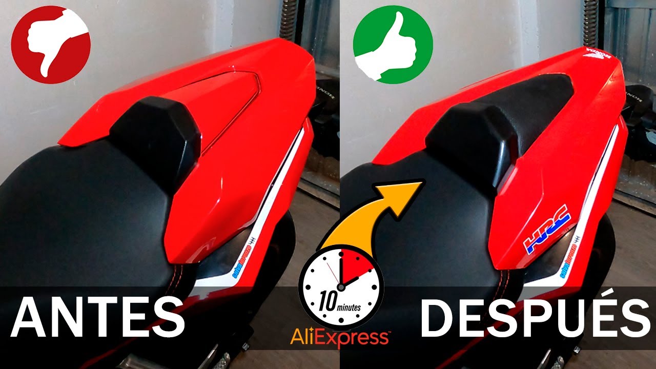 PERSONALIZAR y AJUSTAR colin AliExpress | VideoTutorial🔧| Honda CBR650R ...