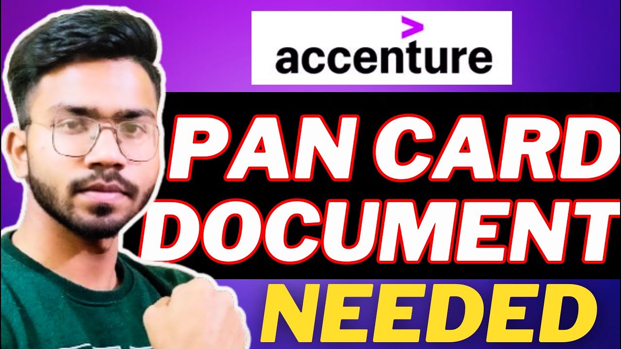 Accenture PAN Document Important Guidelines🔥| ** URGENT VIDEO ** - YouTube