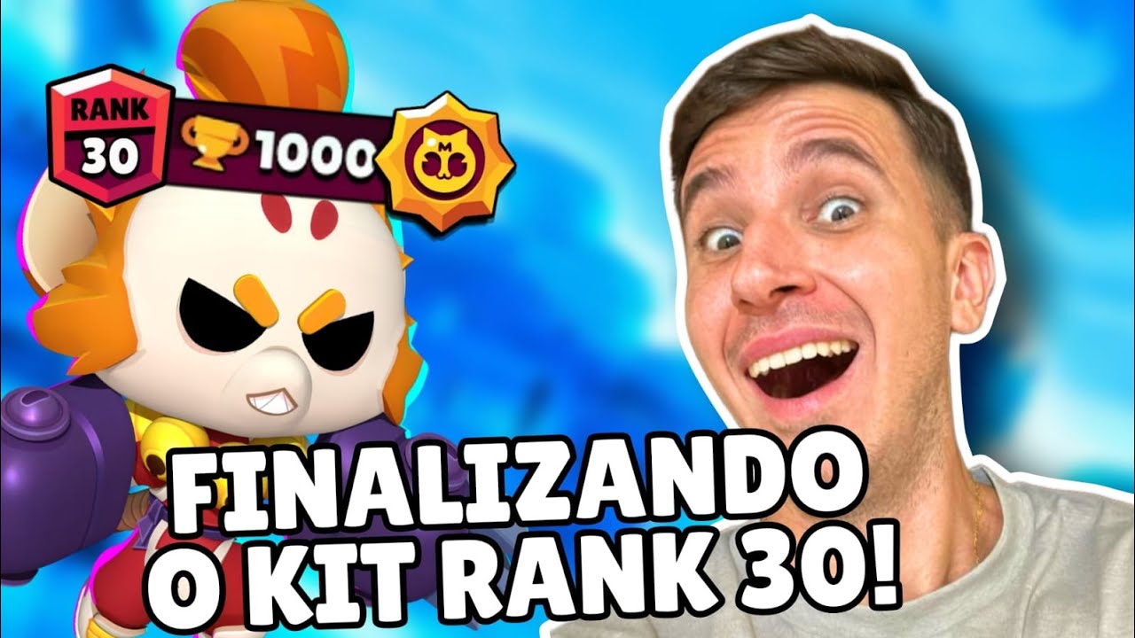 FINALIZANDO KIT 1000🏆 RANK 30 no COMBATE SOLO! Brawlstars LIVE 🔴 - YouTube