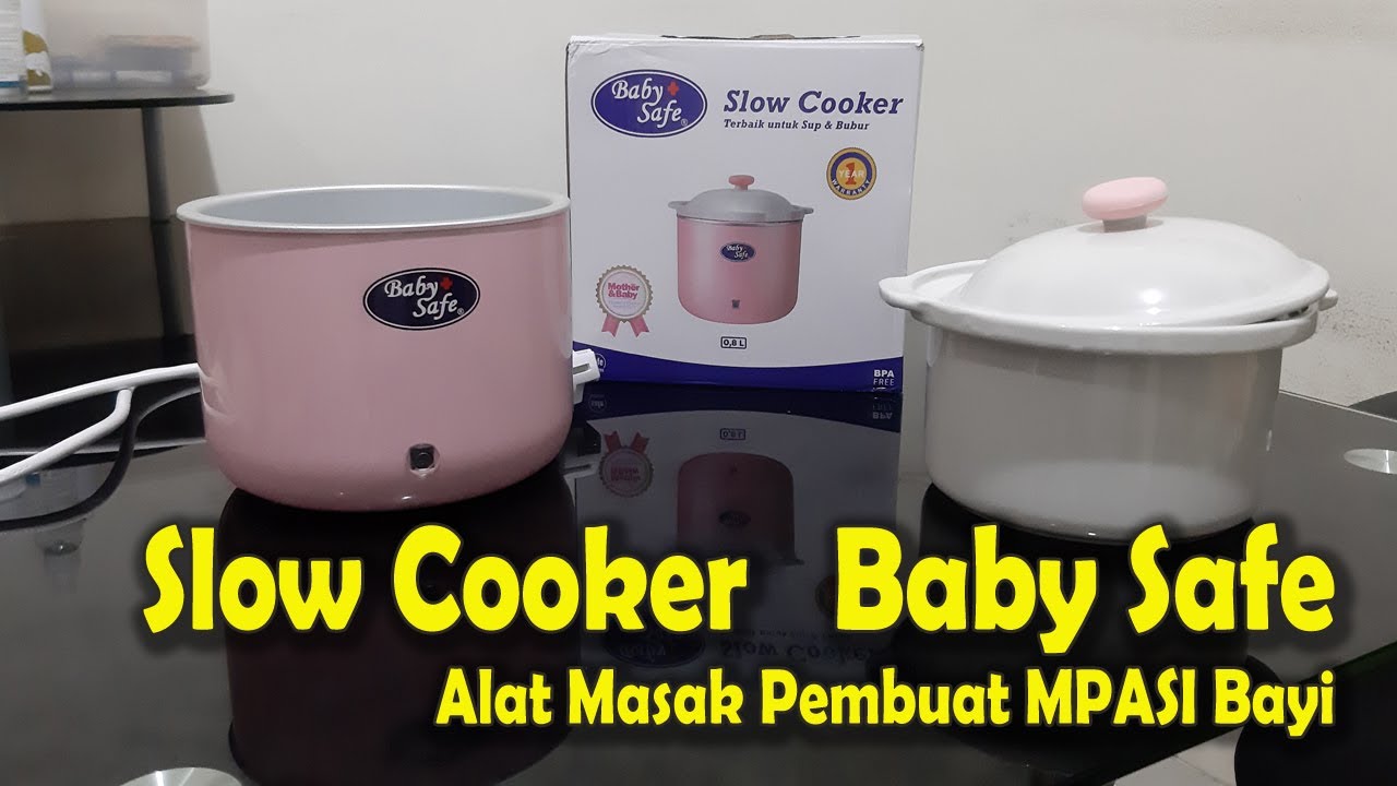 Review Slow Cooker, Alat Masak Pembuat MPASI Bayi Merk Baby Safe (LB007 ...