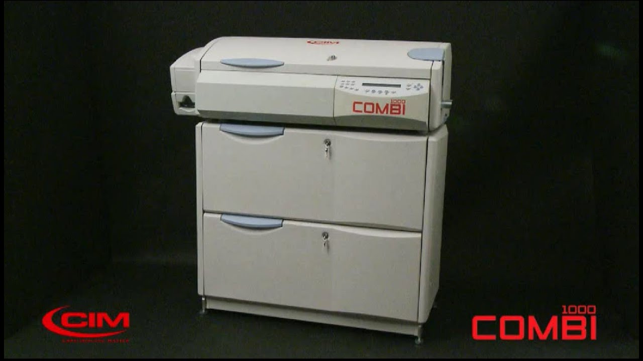 Plastic Card Personalization Machine - COMBI 1000 - YouTube