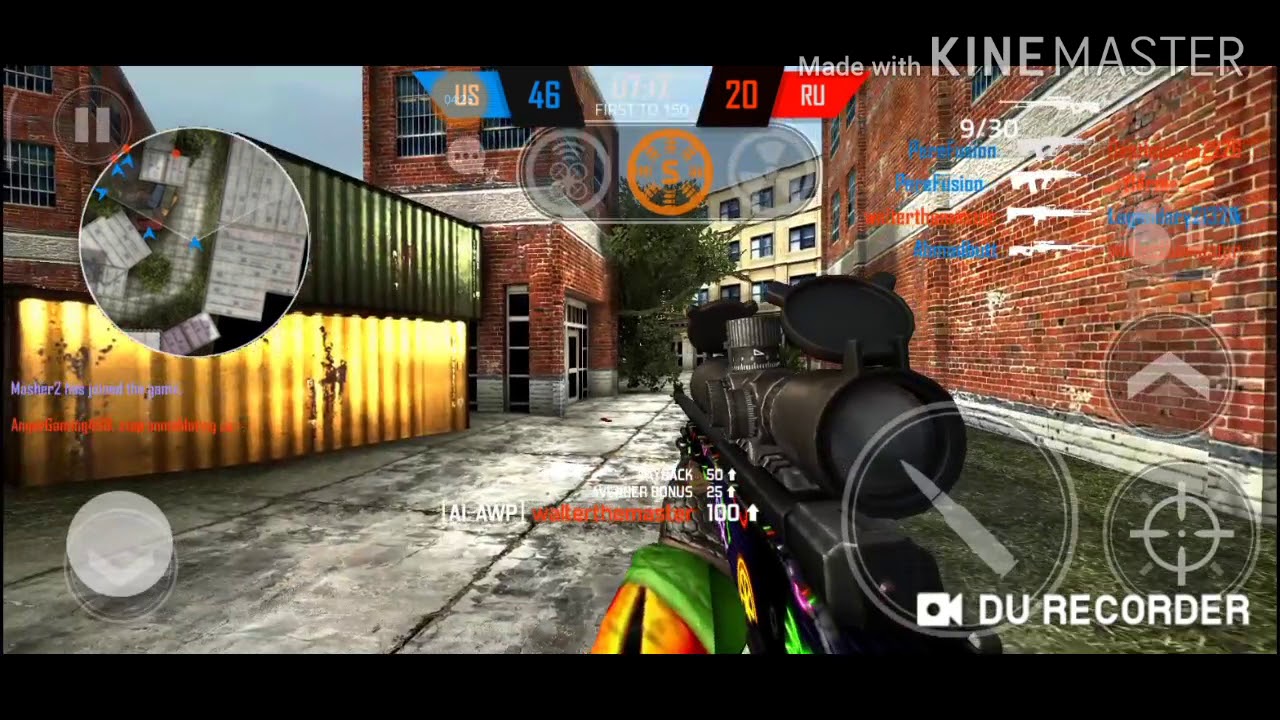 #Bullet force# AWP sniping gameplay - YouTube