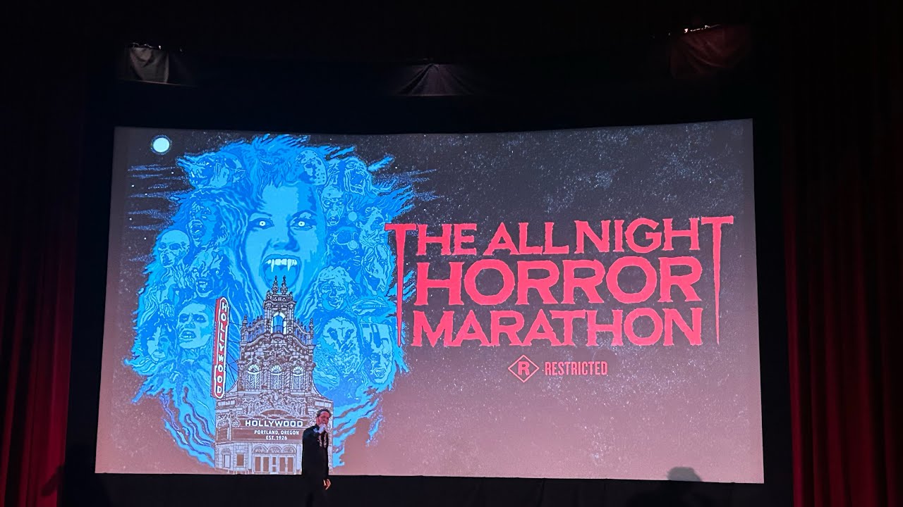 Went to my first Horror marathon! - YouTube
