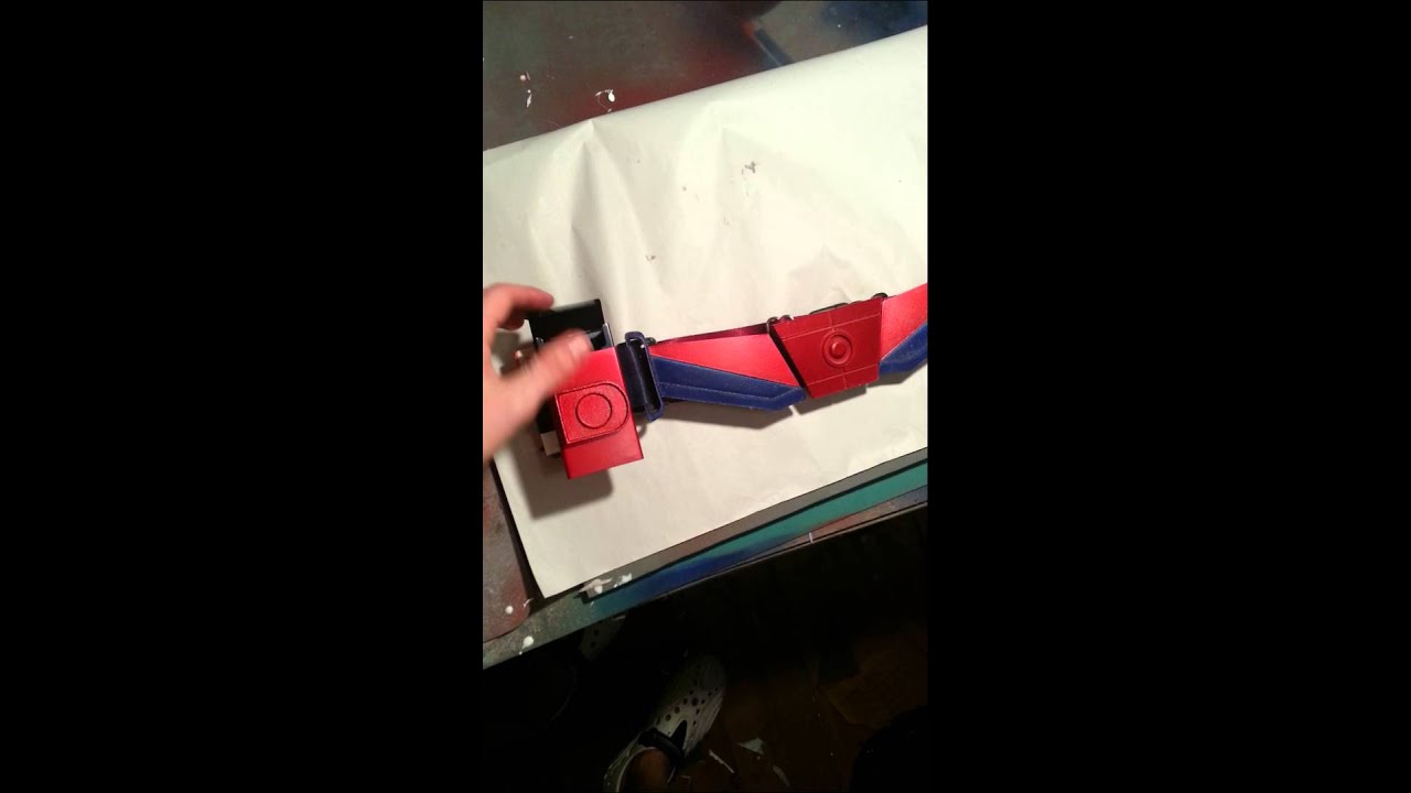 Amazing Spider Man functional utility belt - YouTube