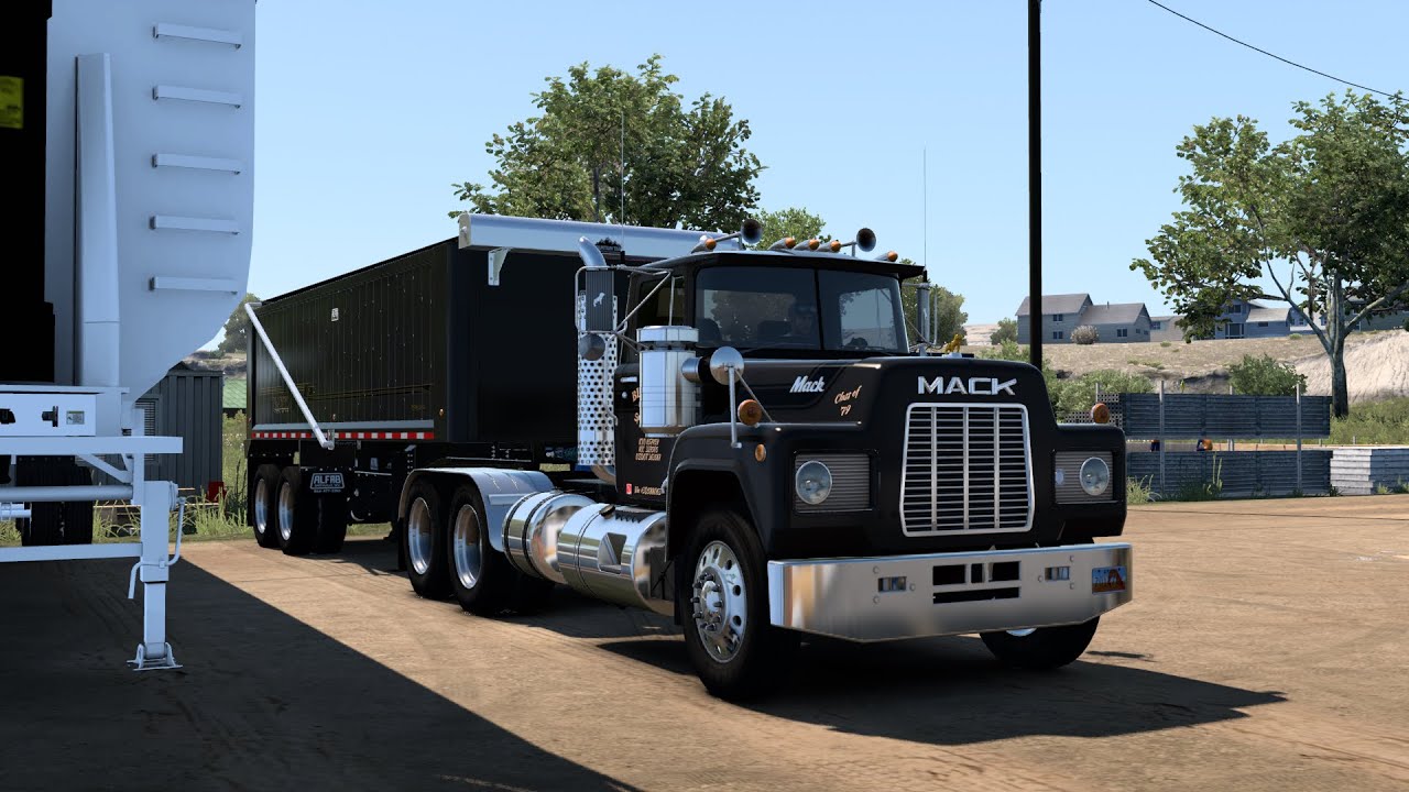 American Truck Simulator | Mack R Model | Gravel from Provo to Salt ...