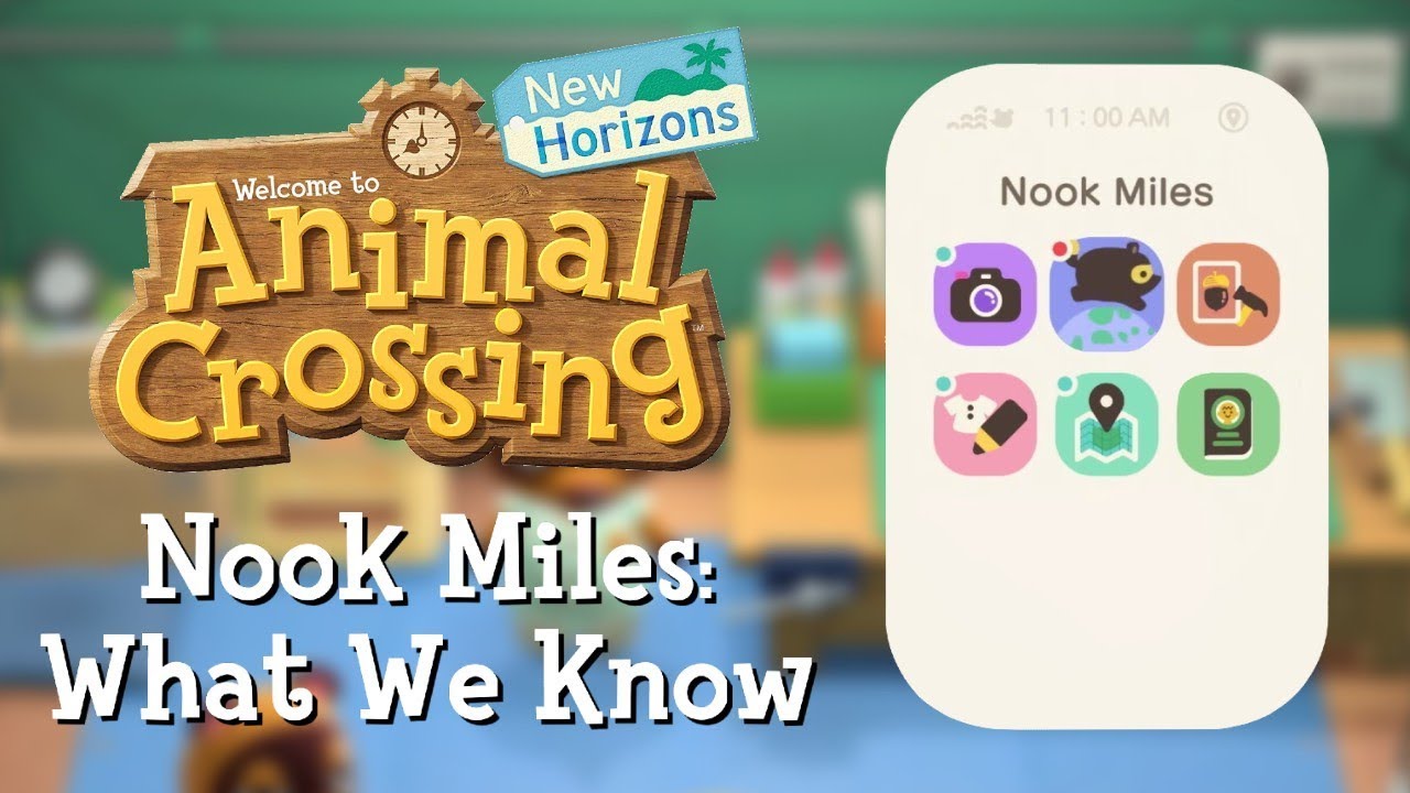 What We Know About Nook Miles In Animal Crossing: New Horizons - YouTube