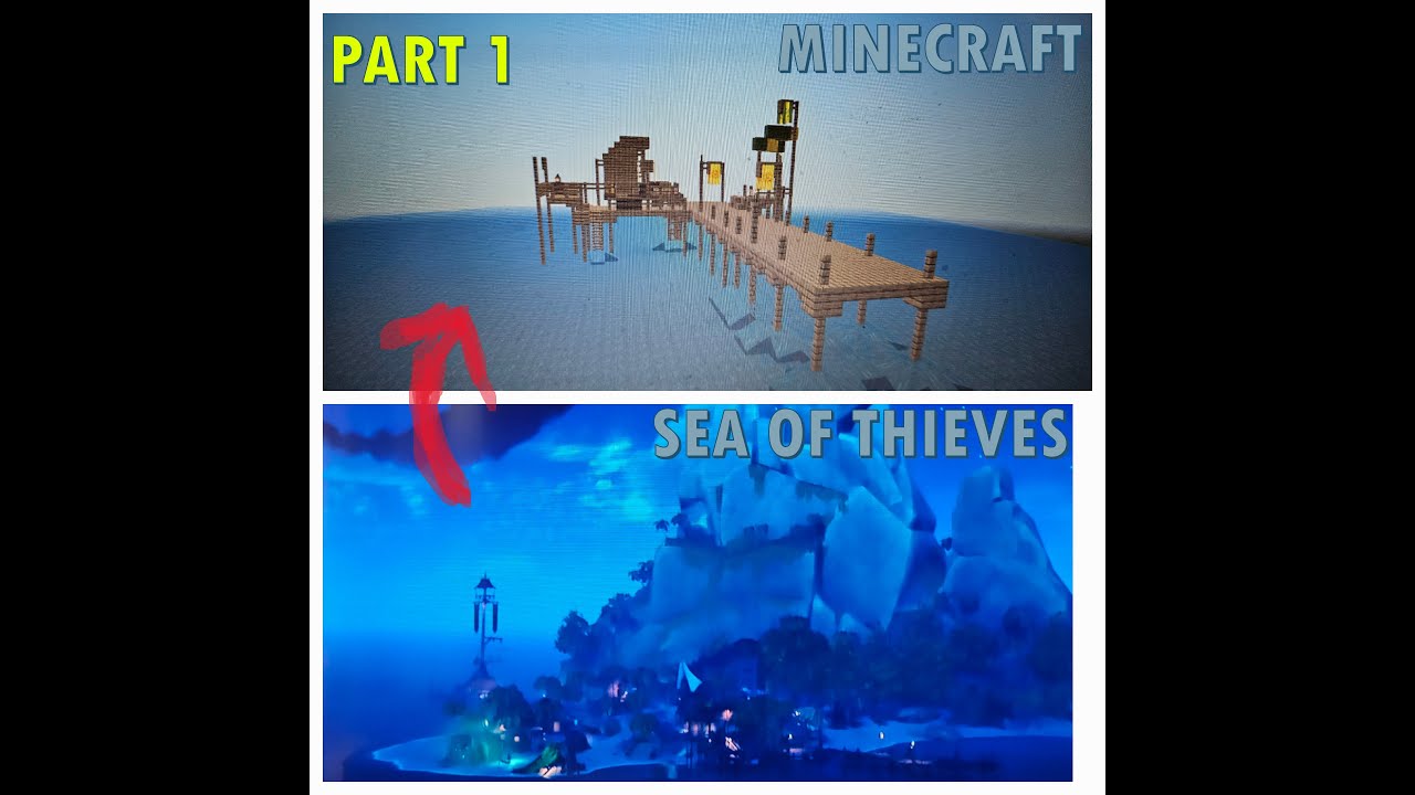 Building Sea of Thieves Plunder Outpost in Minecraft PART 1 - YouTube