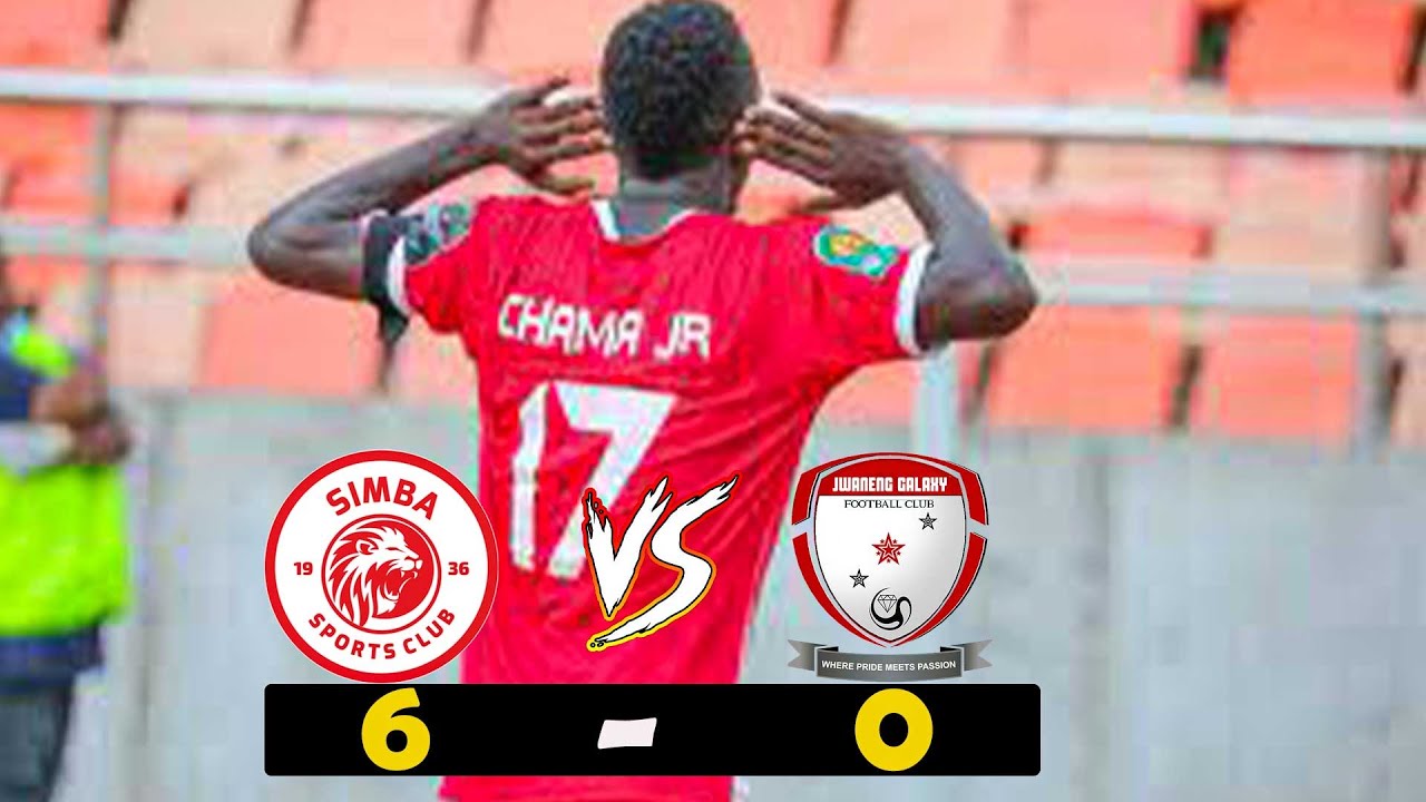 MAGORI YA simba KIPINDI CHA PILI ZIDA YA jwaneng galaxy - YouTube