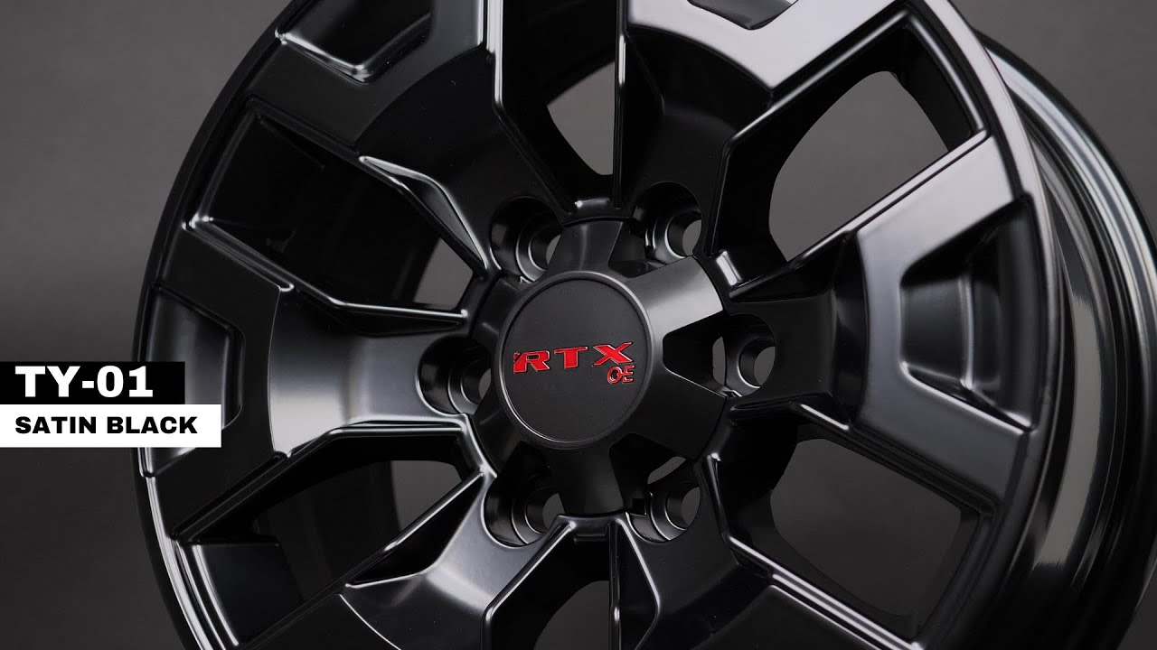 TY-01 Satin Black | RTX Wheels - YouTube