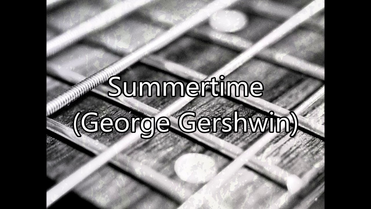 Summertime (George Gershwin) - Jazz Standard covered by Gerry Tentler ...