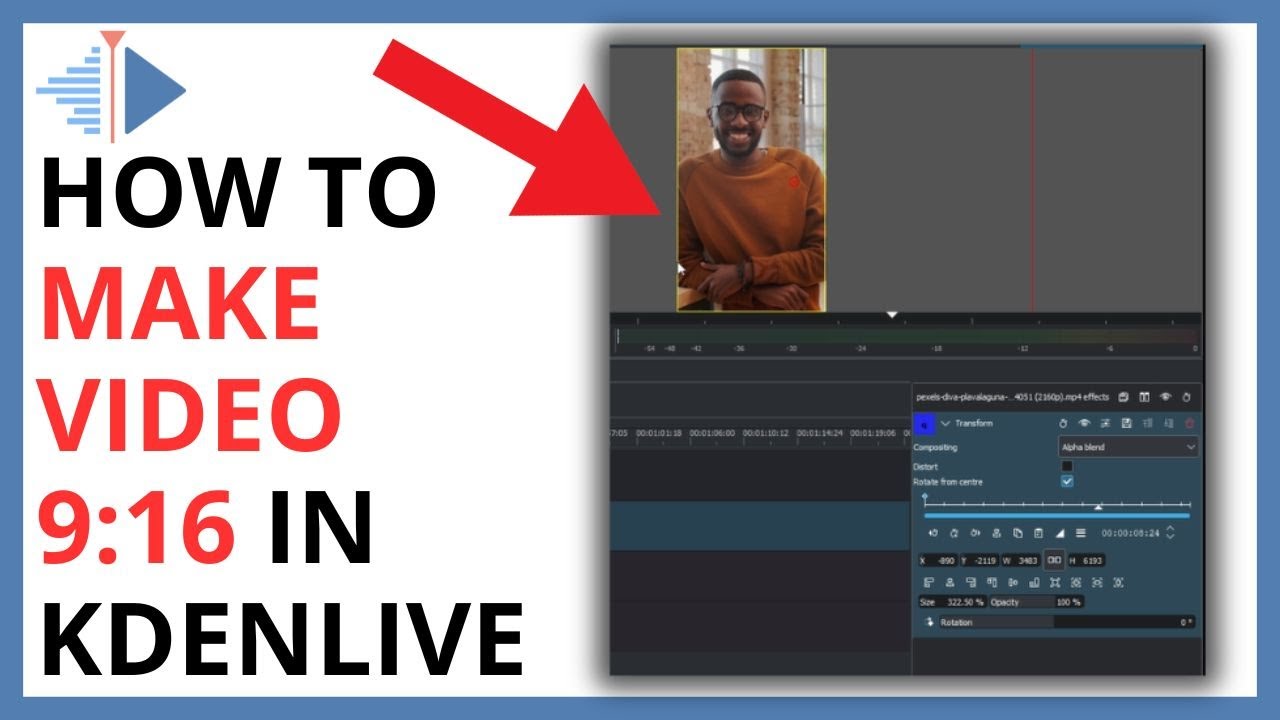 How to Make a Video 9:16 in Kdenlive - YouTube