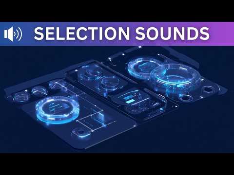 Selection Sound Effects Pack | Select Action Sounds for Games, Apps, TV & Cinematic Projects