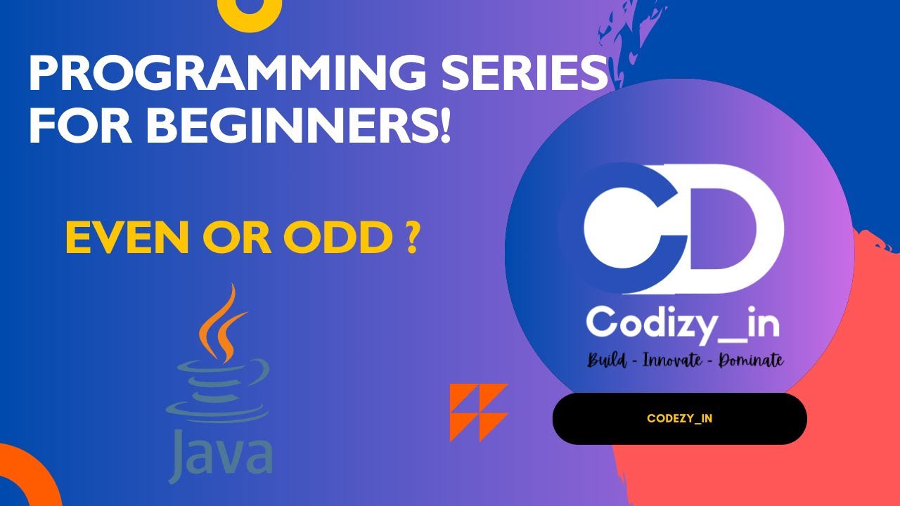 Odd or Even? Simple Program for Beginners | Learn Coding with Codezy_in | - YouTube