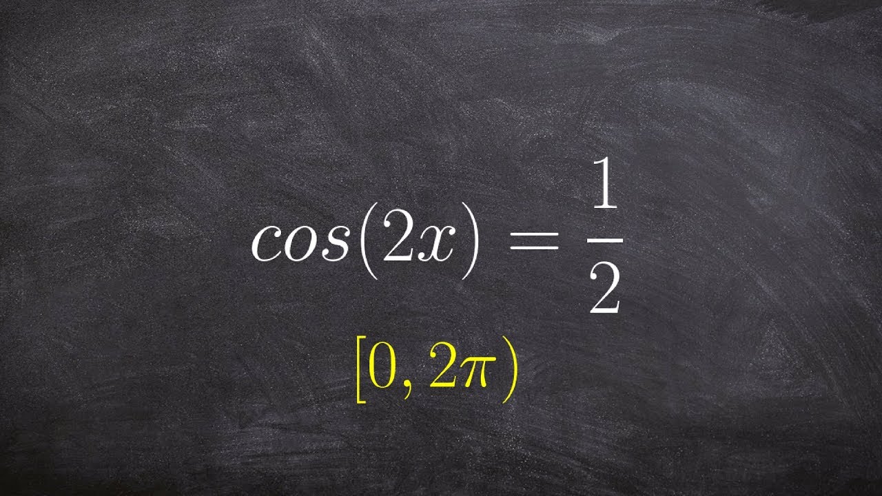 Solving an equation with multi angles - YouTube