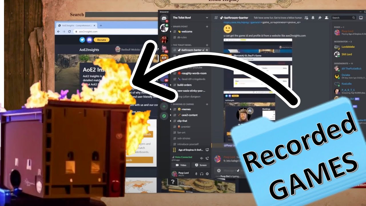 Easy Way to get Recorded Games without using AOE2.Net.... NOT! - YouTube