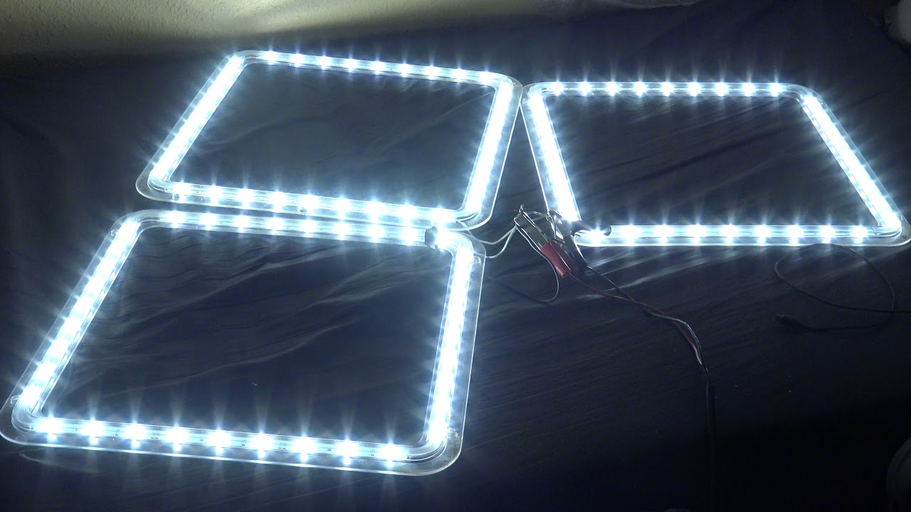 Free Heng's RV 14x14 Vent LED Light Kit - YouTube